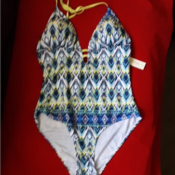 Bobbie Brooks | Swim | One Piece Swimsuit Aztec Design | Poshmark